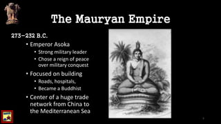 Ancient India: Mauryan & Gupta Empires | PPSX