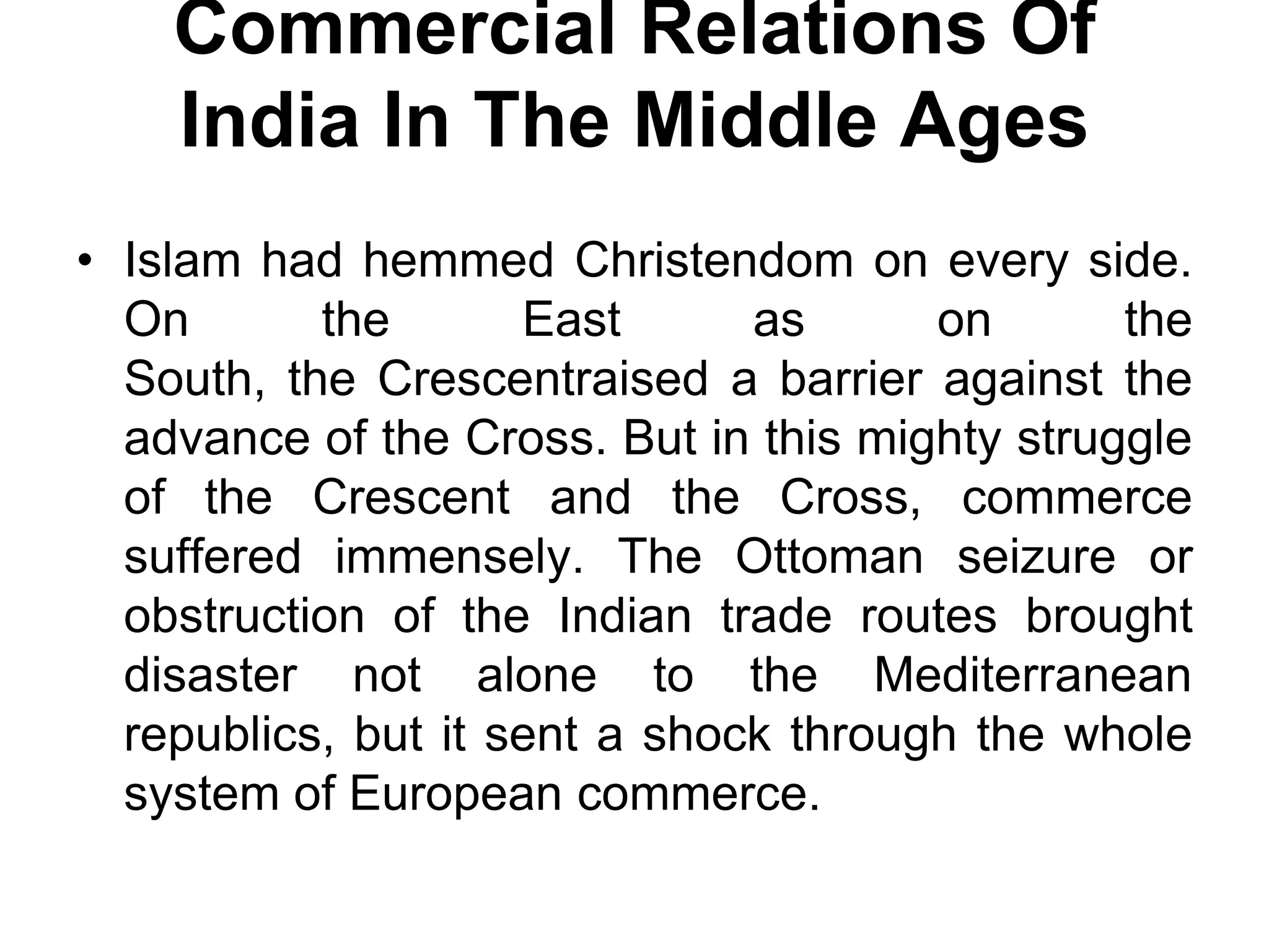 Ancient indian commerce | PPTX