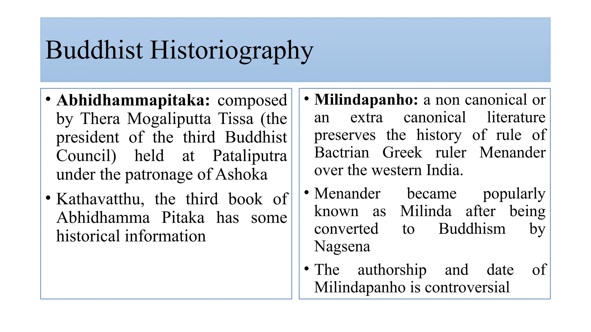 Ancient Indian Literary sources of History Part II | PPTX