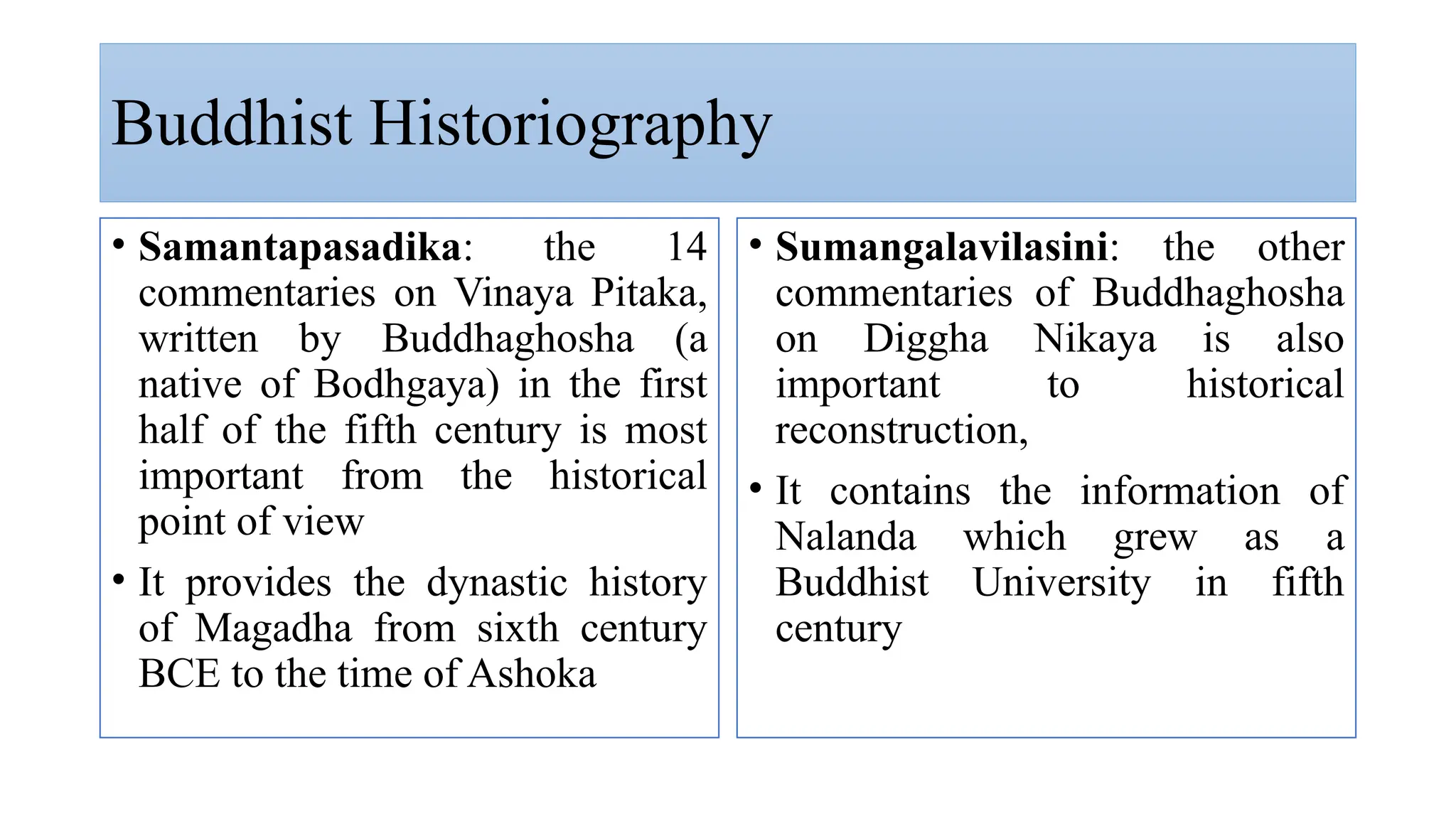 Ancient Indian Literary sources of History Part II | PPTX