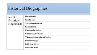 Ancient Indian Literary sources of History Part II | PPTX
