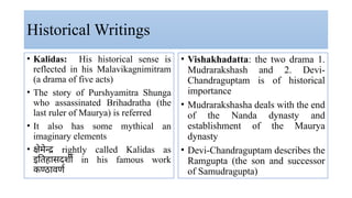 Ancient Indian Literary sources of History Part II | PPTX