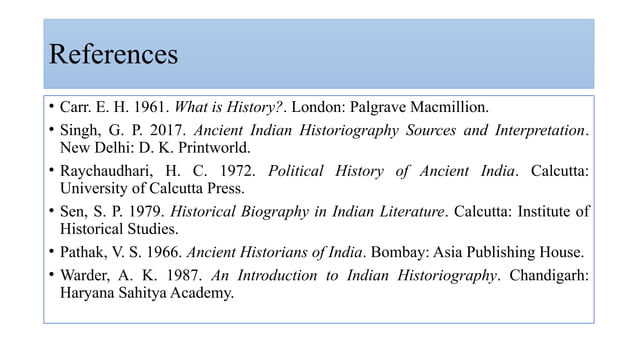 Ancient Indian Literary sources of History Part II | PPT