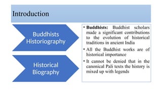 Ancient Indian Literary sources of History Part II | PPTX