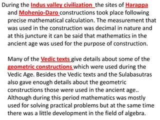 Ancient indian mathematicians | PPTX