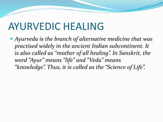 Ancient indian medicine | PPTX