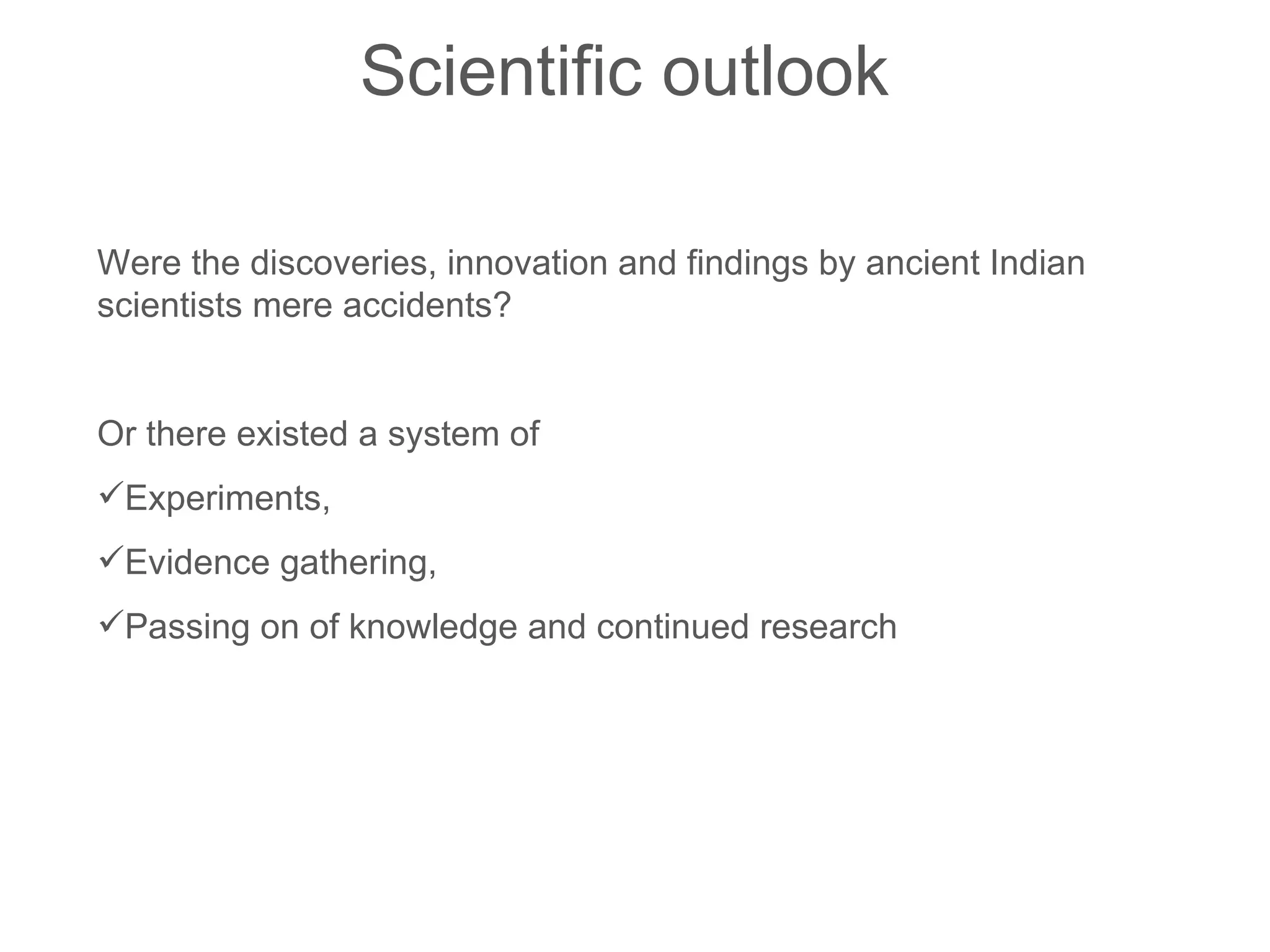 Ancient indian science | PPT