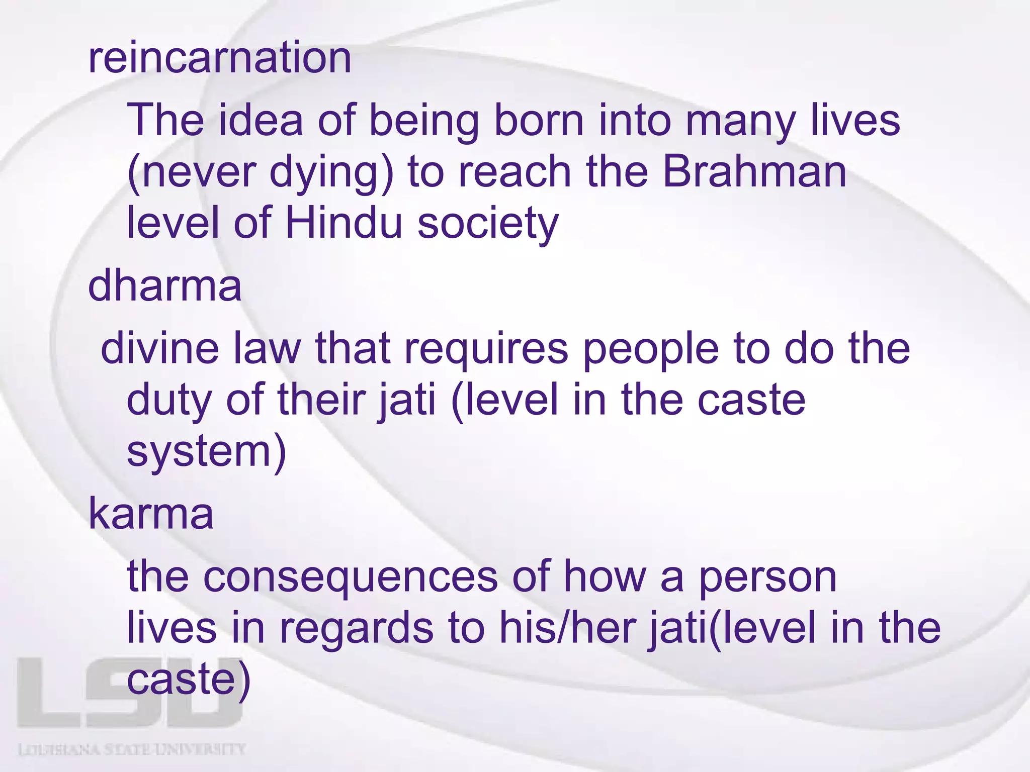 Ch. 6 - Ancient India Vocabulary | PPT