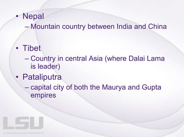 Ch. 6 - Ancient India Vocabulary | PPT