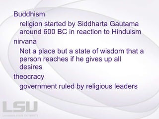 Ch. 6 - Ancient India Vocabulary | PPT