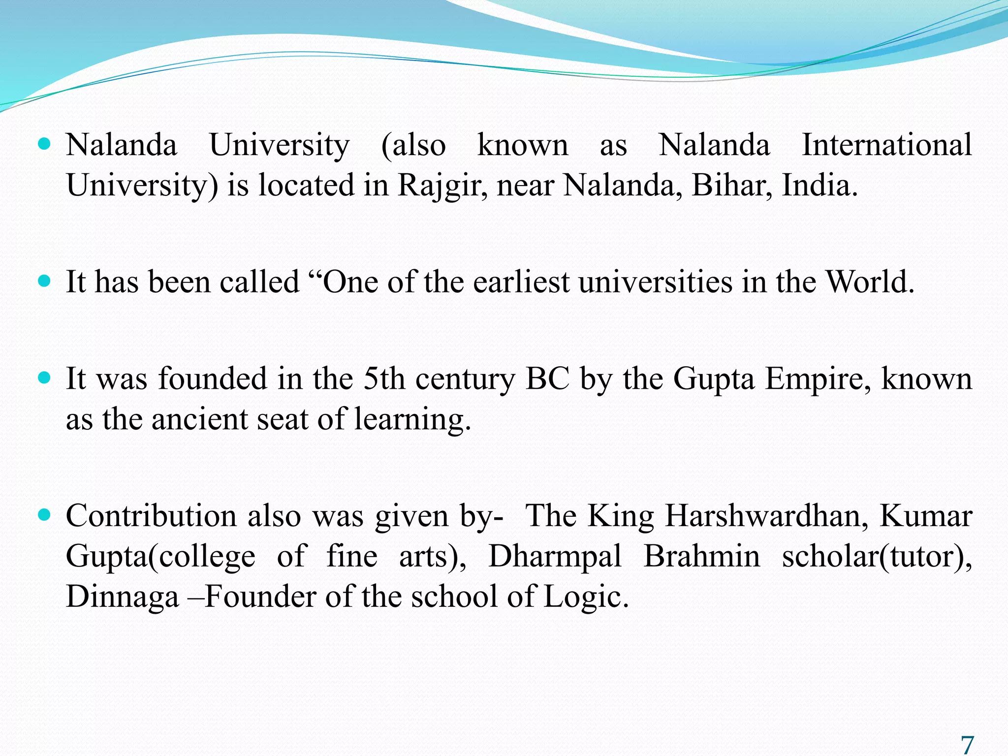 Ancient institutes of india | PPTX