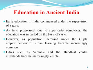 Ancient institutes of india | PPTX