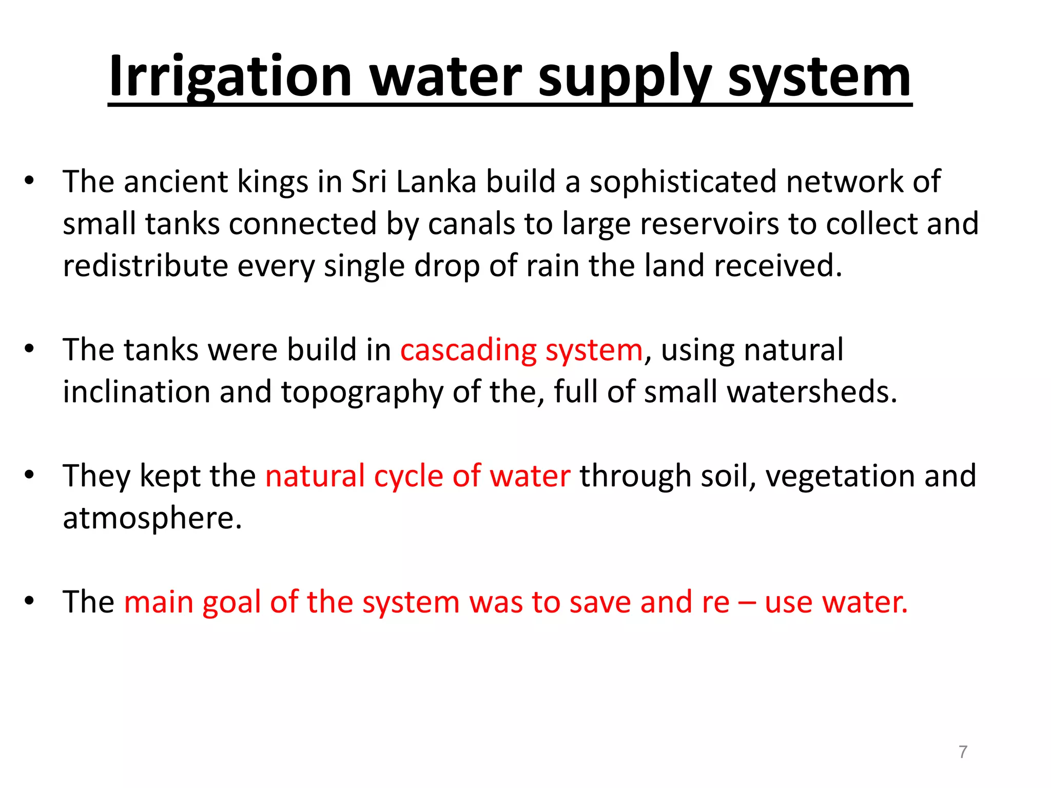Ancient irrigation system | PPTX