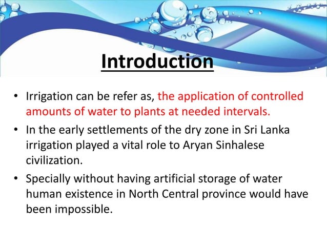 Ancient irrigation system | PPTX | Agriculture | Industries