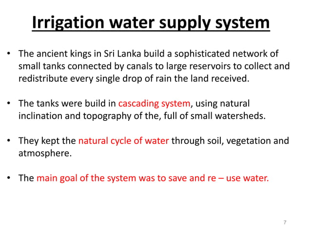 Ancient irrigation system | PPTX | Agriculture | Industries