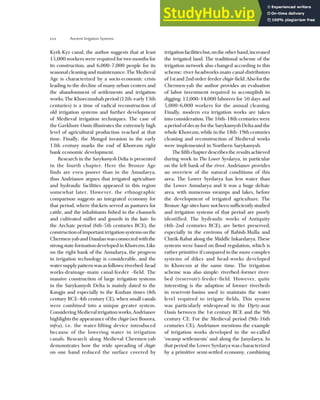 Ancient Irrigation Systems of The Aral Sea Area. The History, Origin ...