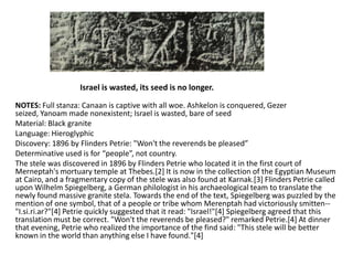 Ancient Israelite Hisory: The Patriarchal Period | PPTX