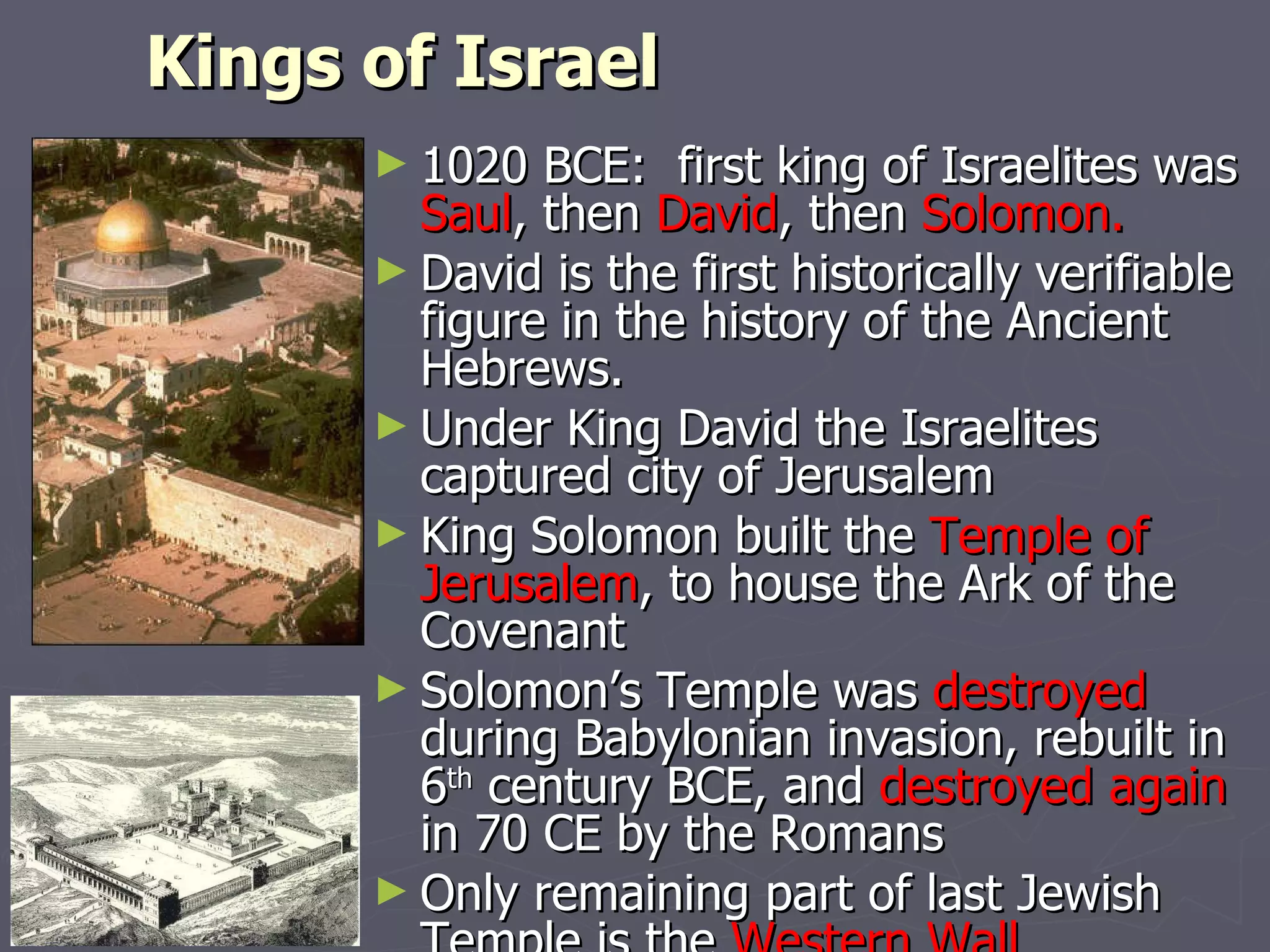 Ancient Israel Powerpoint | PPT | Free Download