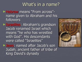 Ancient Israel Powerpoint | PPT