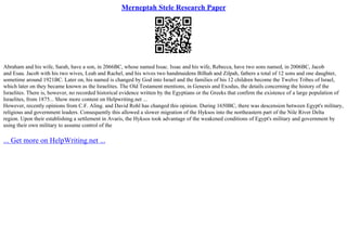 Ancient Jews And Their Belief Of God | PPT