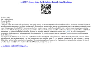 Ancient Jews And Their Belief Of God | PPT