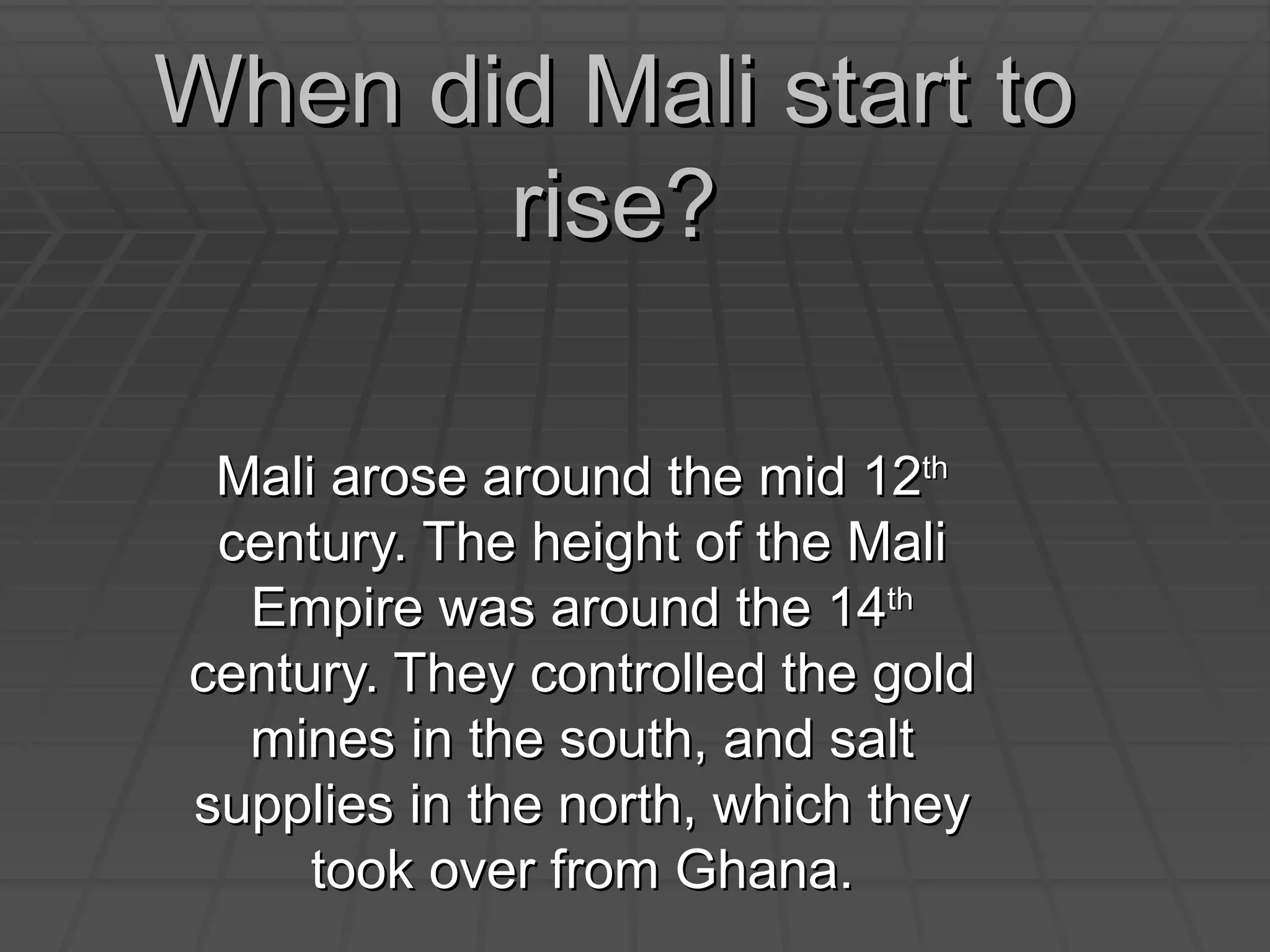 Ancient Kingdom Of Mali 3 | PPT