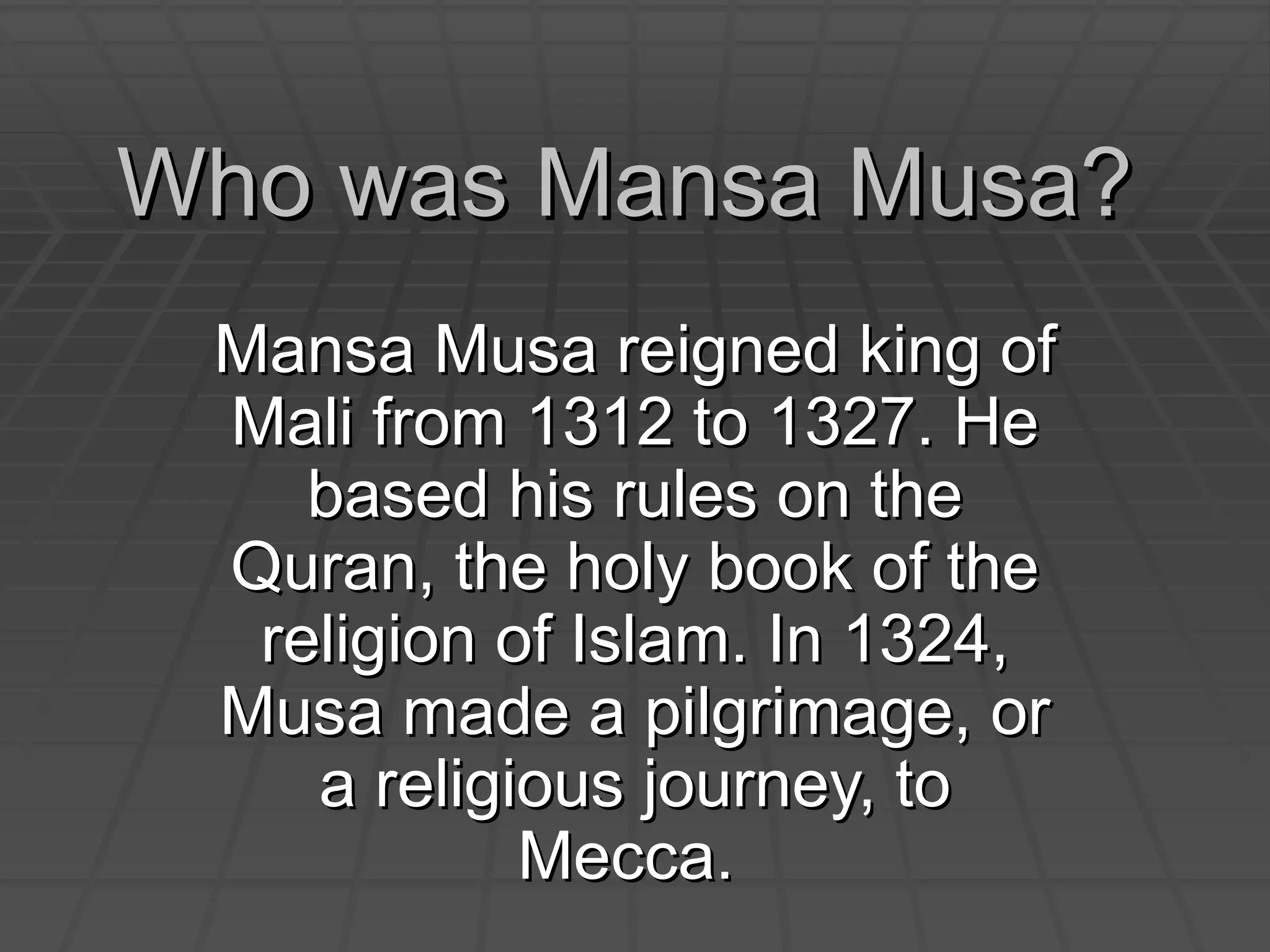 Ancient Kingdom Of Mali 3 | PPT