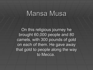 Ancient Kingdom Of Mali 3 | PPT