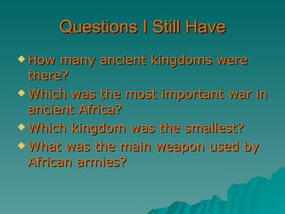 Ancient Kingdoms In Africa | PPT