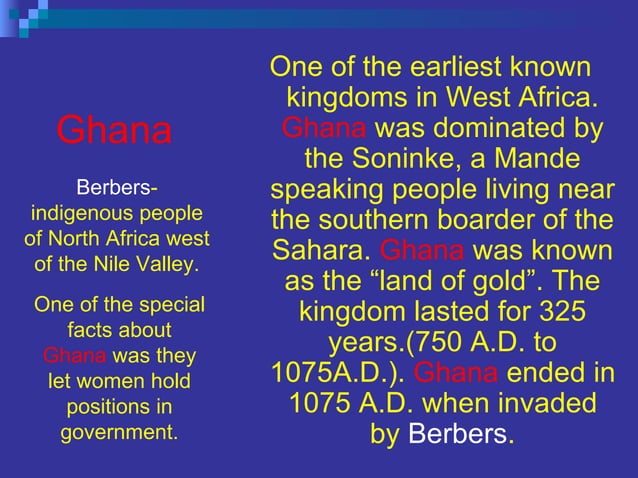 Ancient Kingdoms Of West Africa | PPT