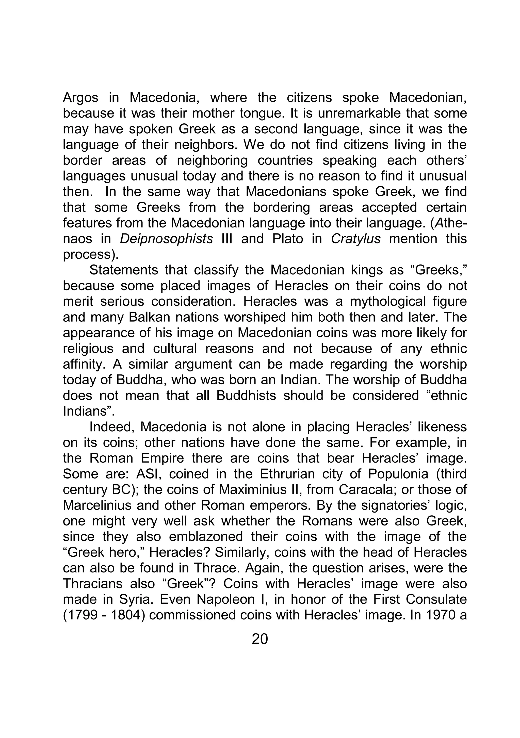 Aleksandar DONSKI - THE ANCIENT MACEDONIANS WERE NOT GREEKS! | PDF