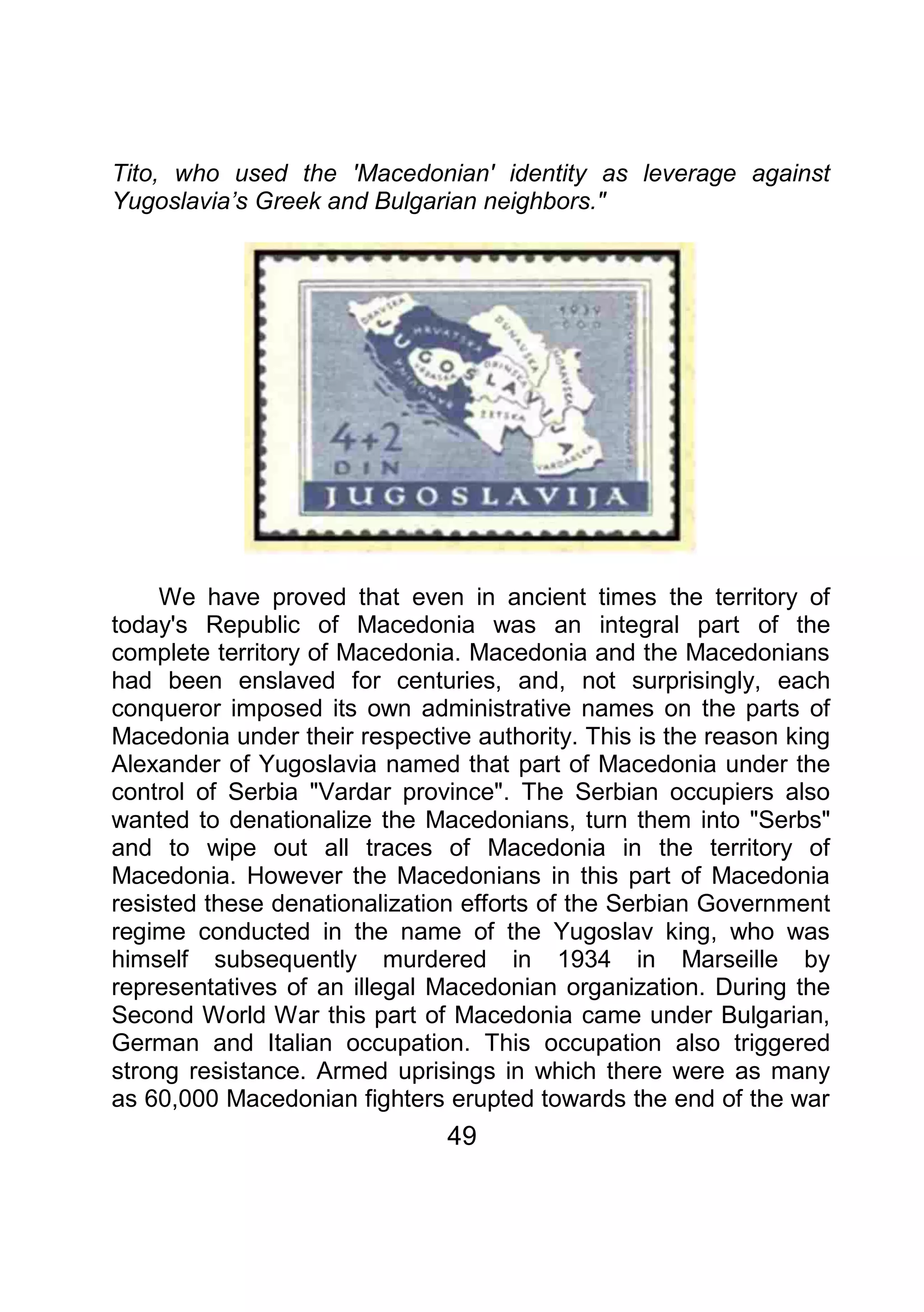 Aleksandar DONSKI - THE ANCIENT MACEDONIANS WERE NOT GREEKS! | PDF