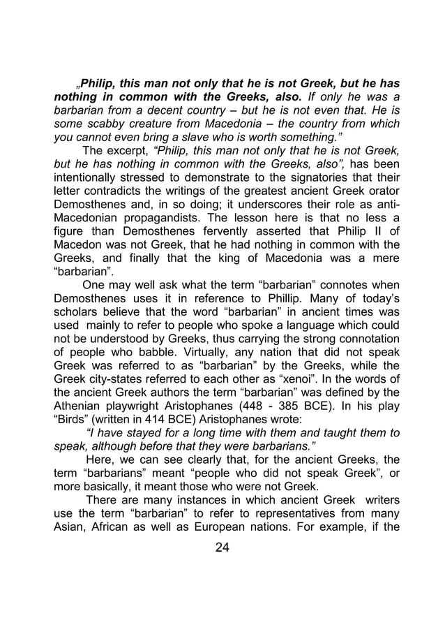 Aleksandar DONSKI - THE ANCIENT MACEDONIANS WERE NOT GREEKS! | PDF