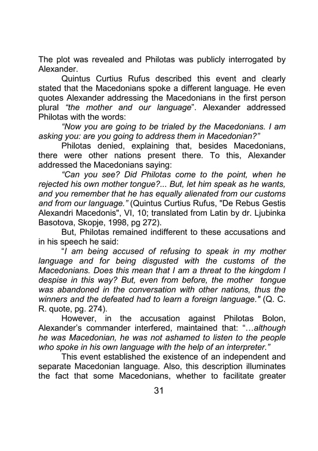 Aleksandar DONSKI - THE ANCIENT MACEDONIANS WERE NOT GREEKS! | PDF