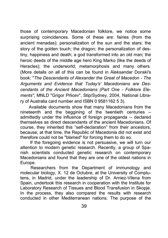 Aleksandar DONSKI - THE ANCIENT MACEDONIANS WERE NOT GREEKS! | PDF