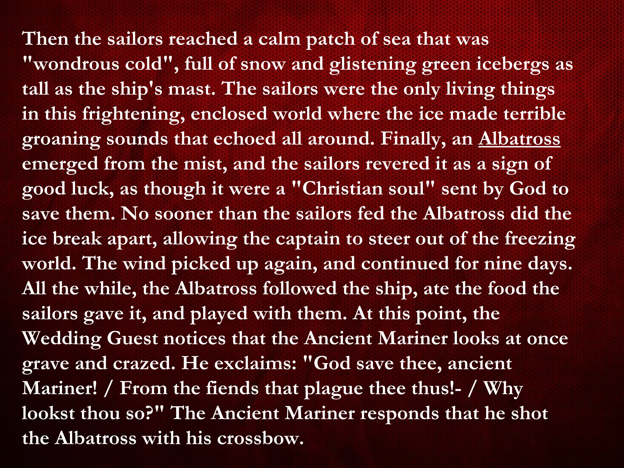 the rime of ancient mariner | PPT
