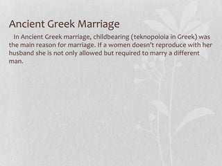 Ancient Marriage by Jamie | PPTX