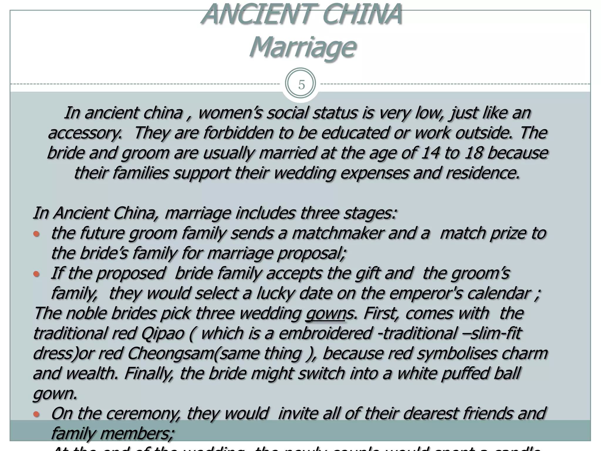 Ancient marriage customs original | PPT