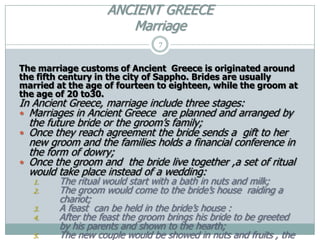 Ancient marriage customs original | PPT