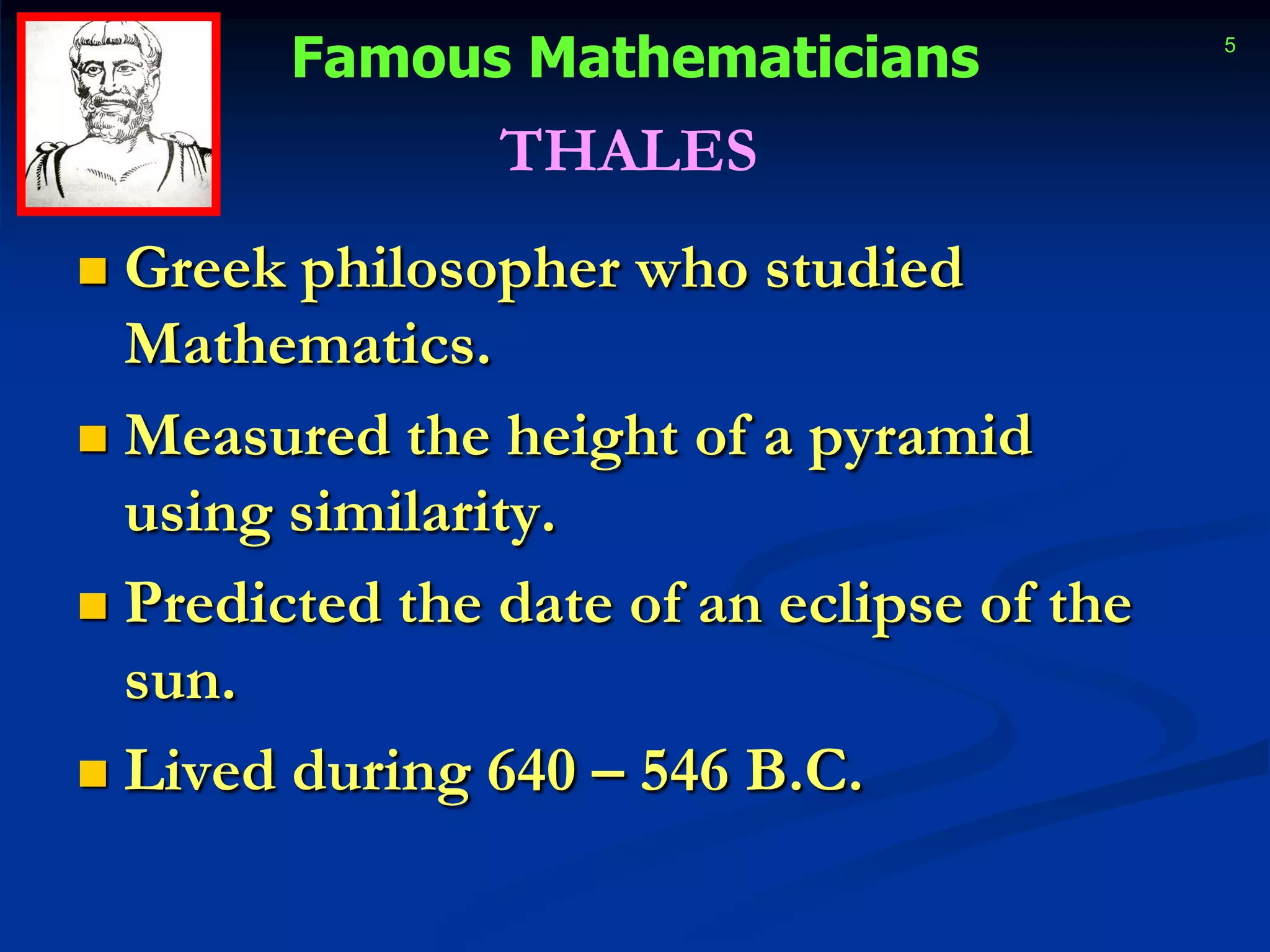 Ancient Mathematicians | PPTX