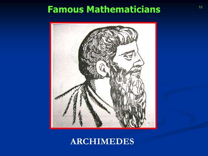 Ancient Mathematicians