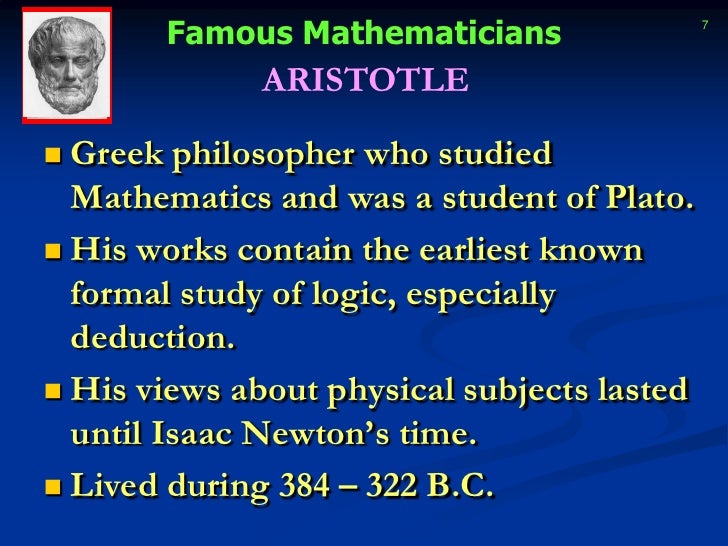 Ancient Mathematicians