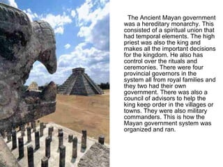 Ancient Mayans | PPT