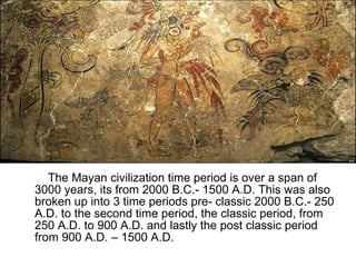 Mayan Time Period Years