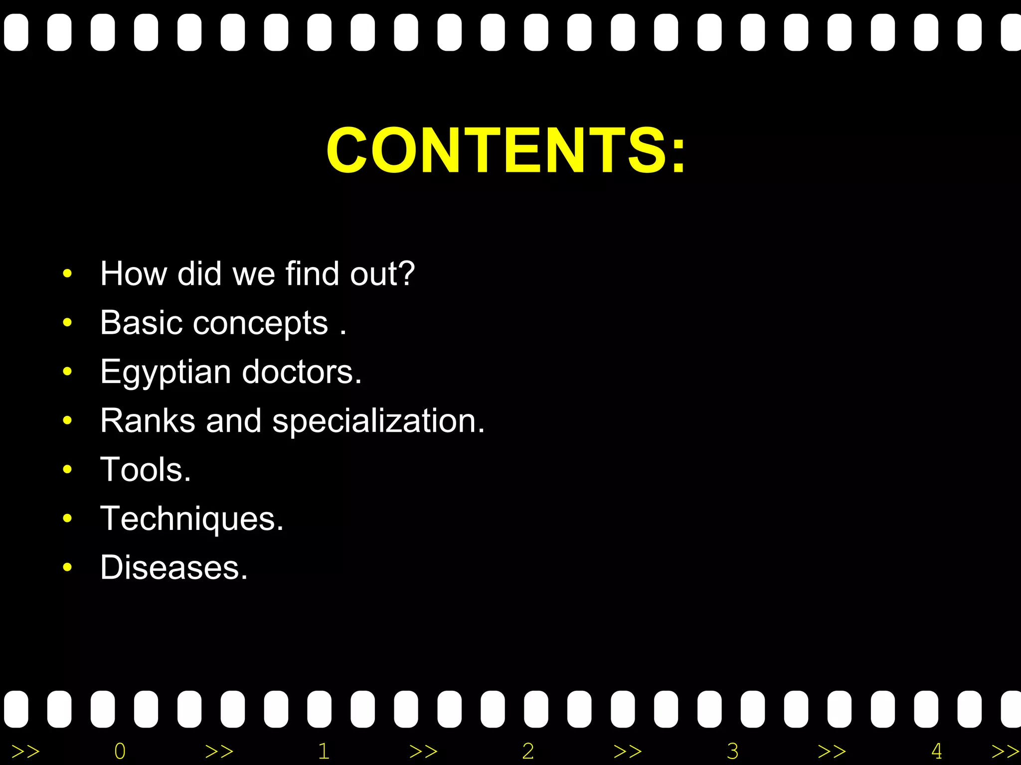 Surgery and medicine In ancient Egypt | PDF