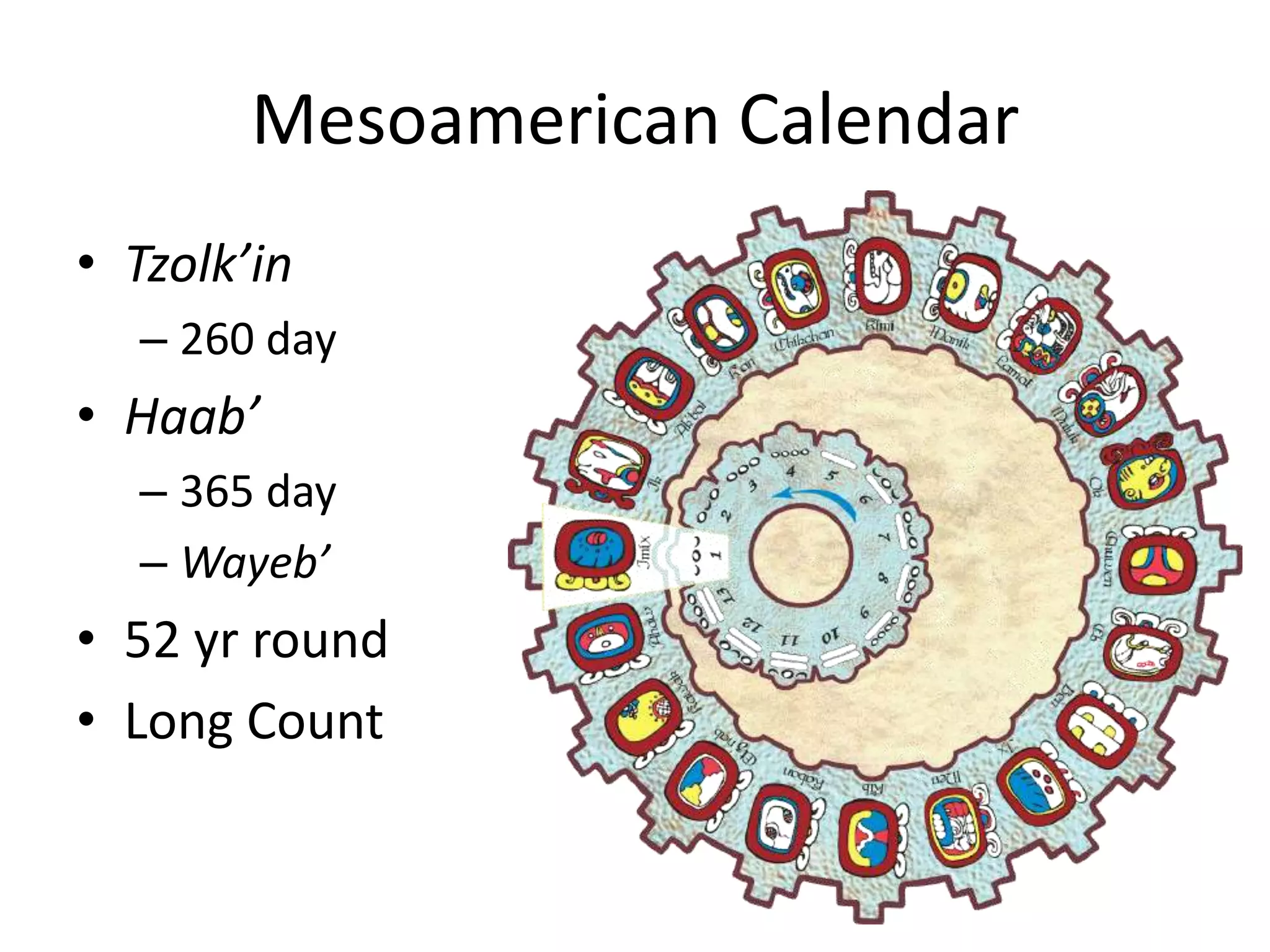 Ancient mesoamerican calendrics & cosmology | PPTX