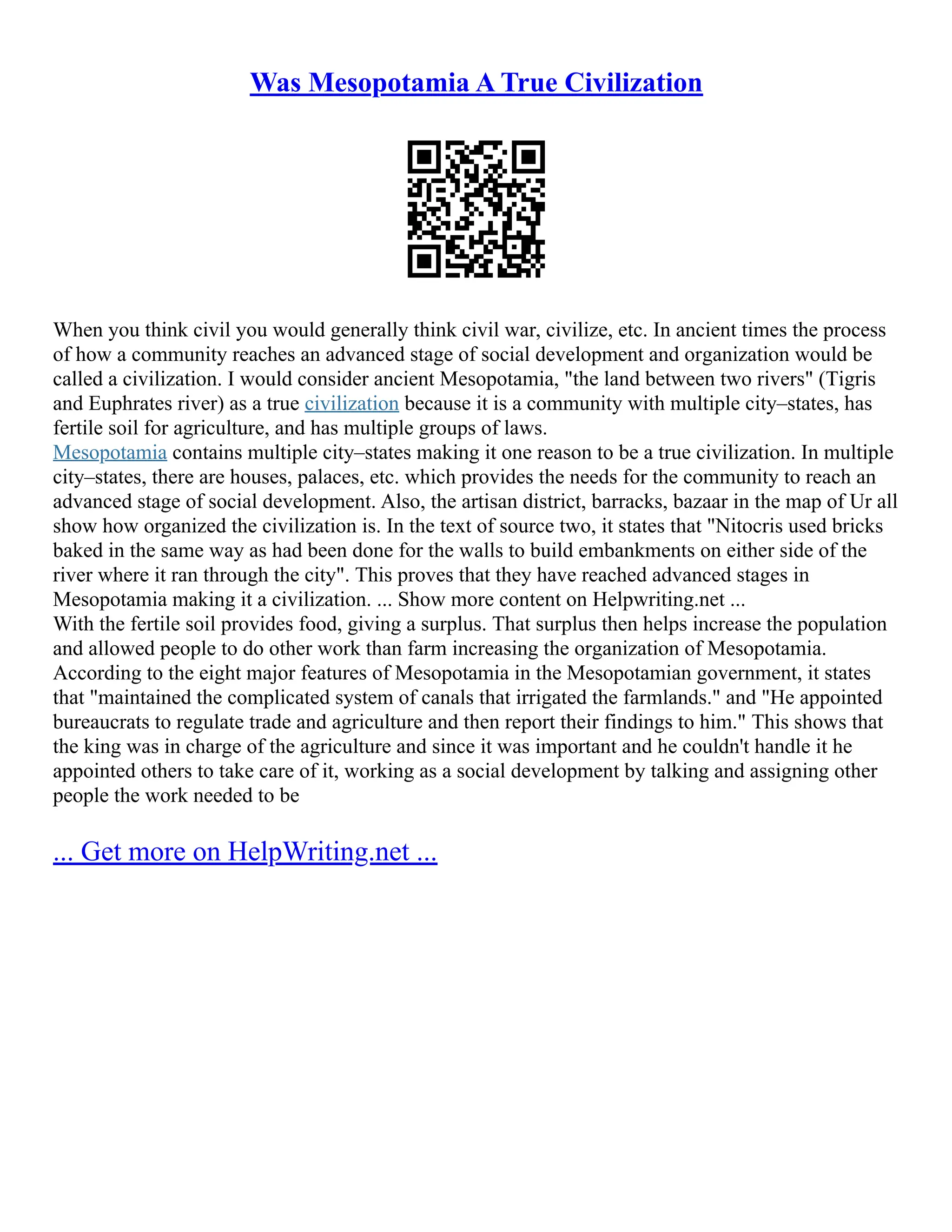 Ancient Mesopotamia Geography | PDF | Geography | Science