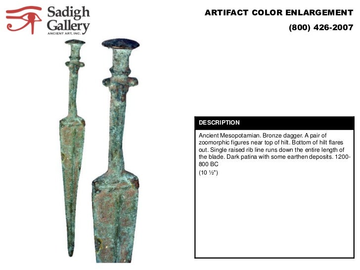 Ancient Mesopotamian Artifacts, Photographs and Information