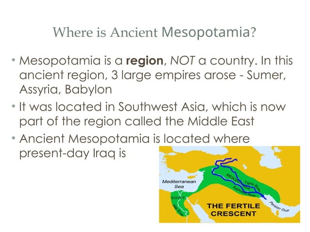 Ancient Mesopotamia Notes for the important events in history | PPT