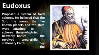 ANCIENT & MODERN ASTRONOMY, MODELS OF THE UNIVERSE, FREE FALL & MOTION.pptx